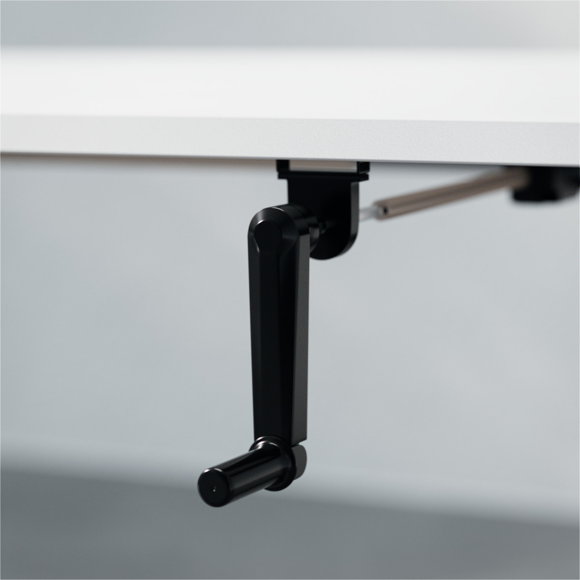 Höhenverstellbarer Schreibtisch - Standard mit kurbel
