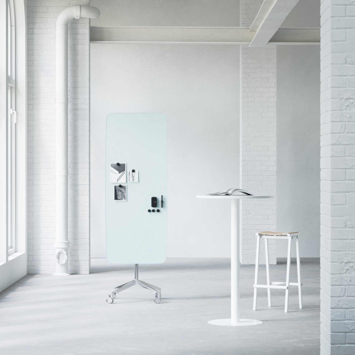 Glastafel Mood Flow Mobile