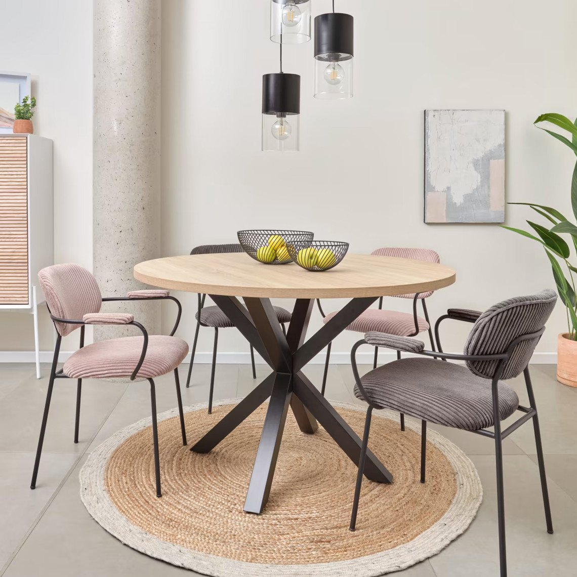 Spisebord A.R - Rund bordplade