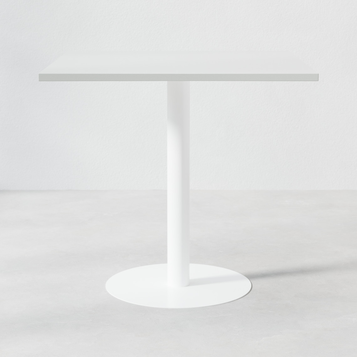 Cafébord Kvadrat - Rundt søjlefod