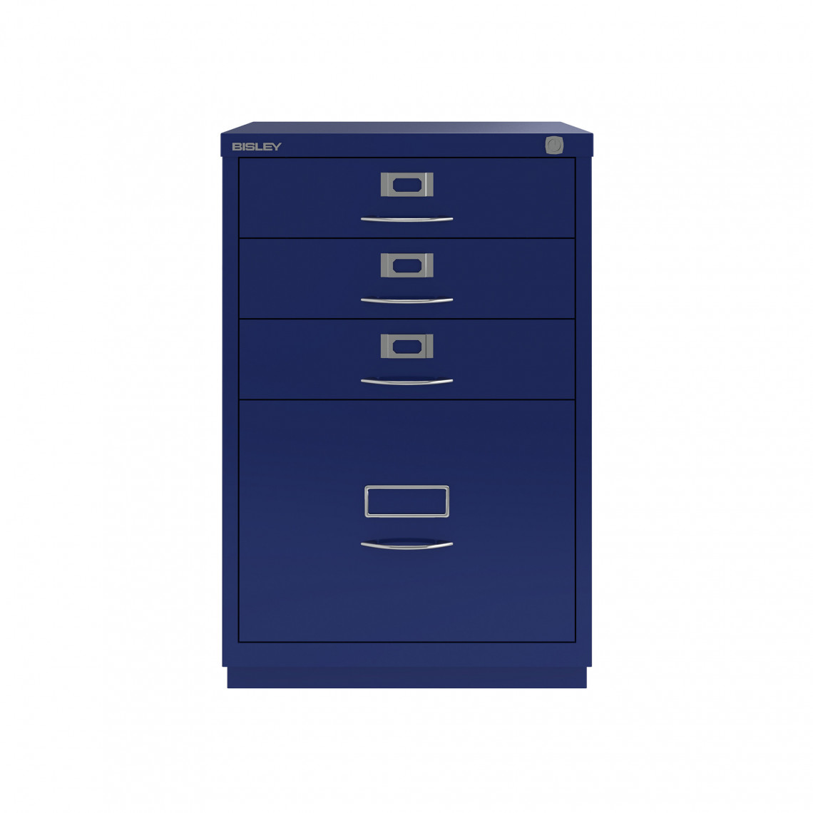 Skuffeelement Bisley F-Series - Classic Front, 3 skuffer + 1 hængemappe
