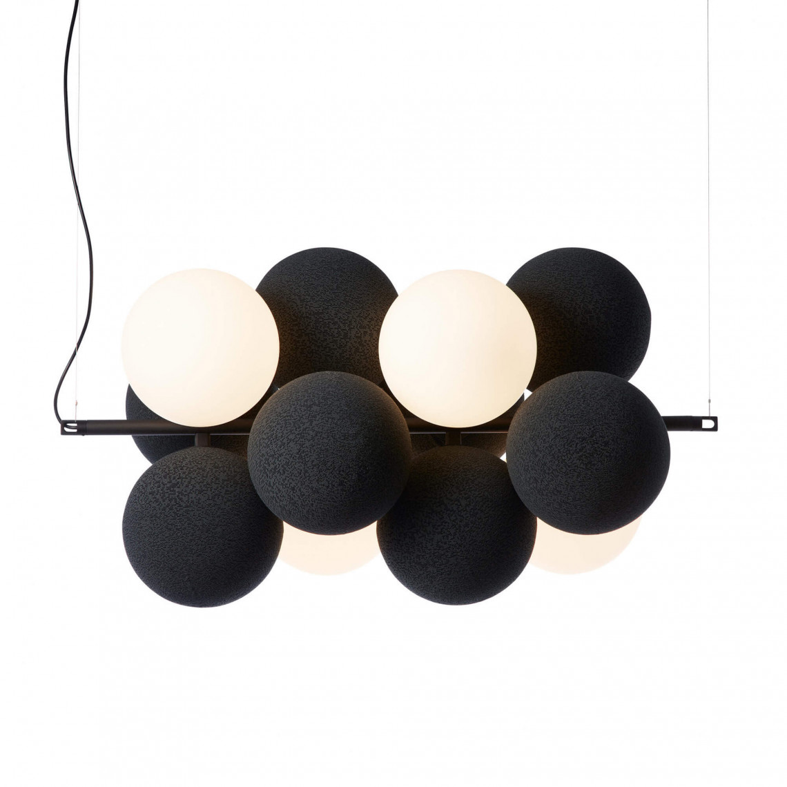 Lofthængt akustikplade Holly - Med belysning