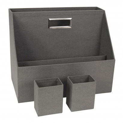 Opbevaring på skrivebordet