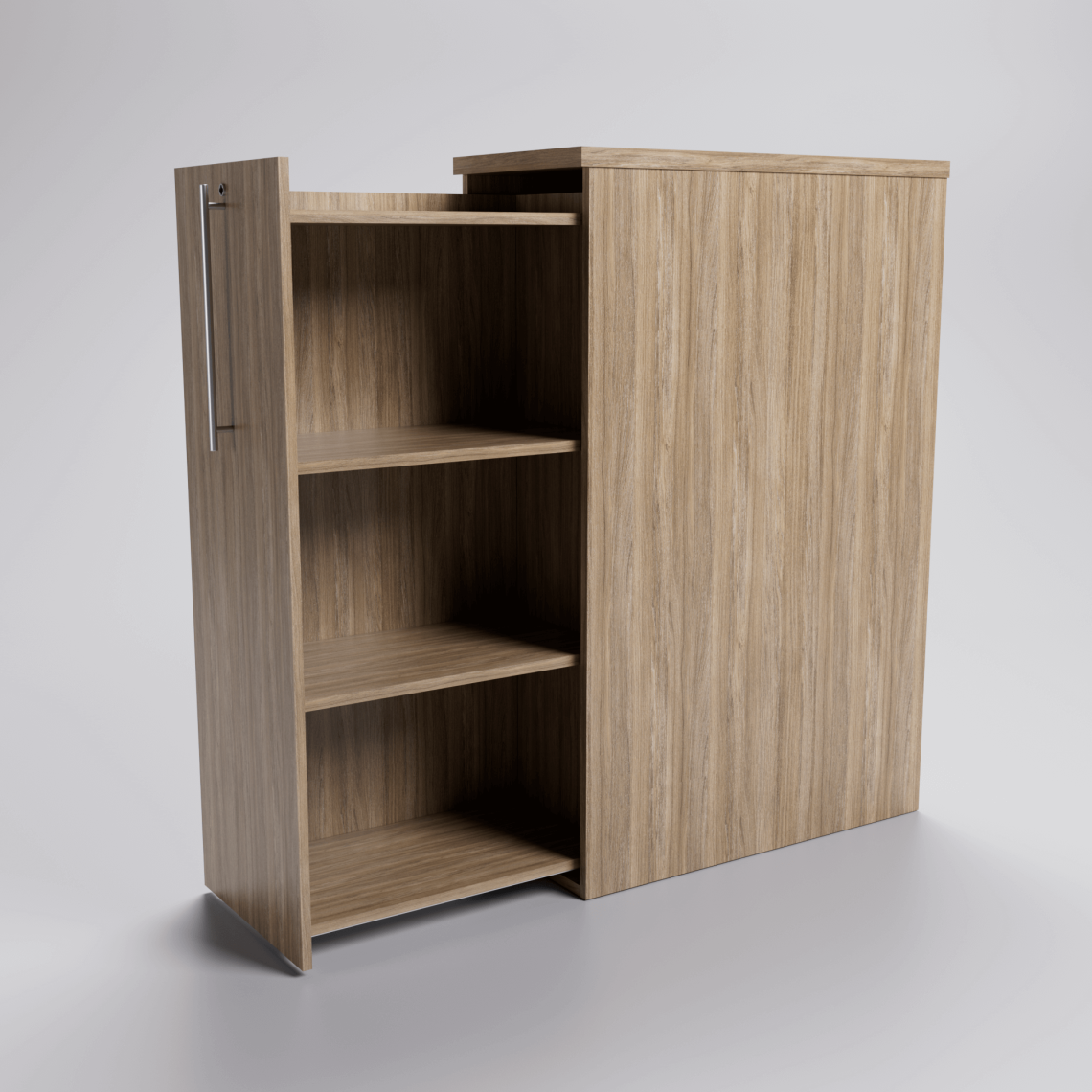 Sideskab Tower Venstre - 3 hylder