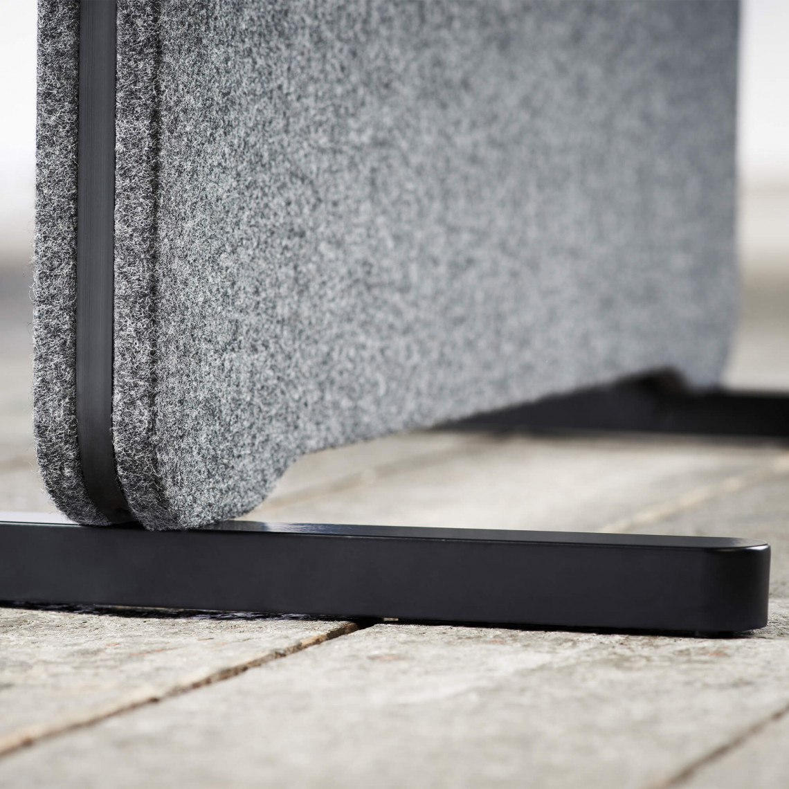 Support pour cloison acoustique de bureau Edge